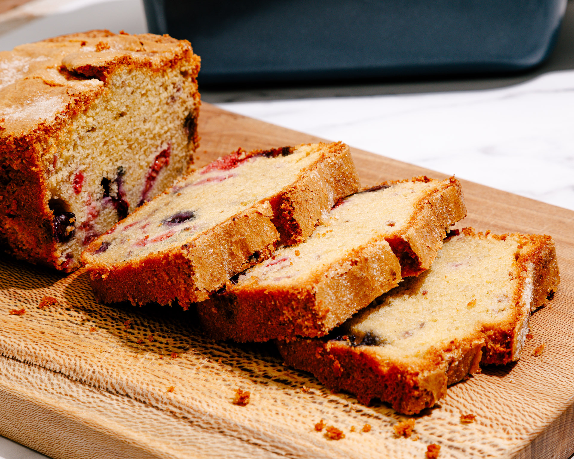 Berry Pound Cake - Servings About 9 slices — Brava | Brava Home