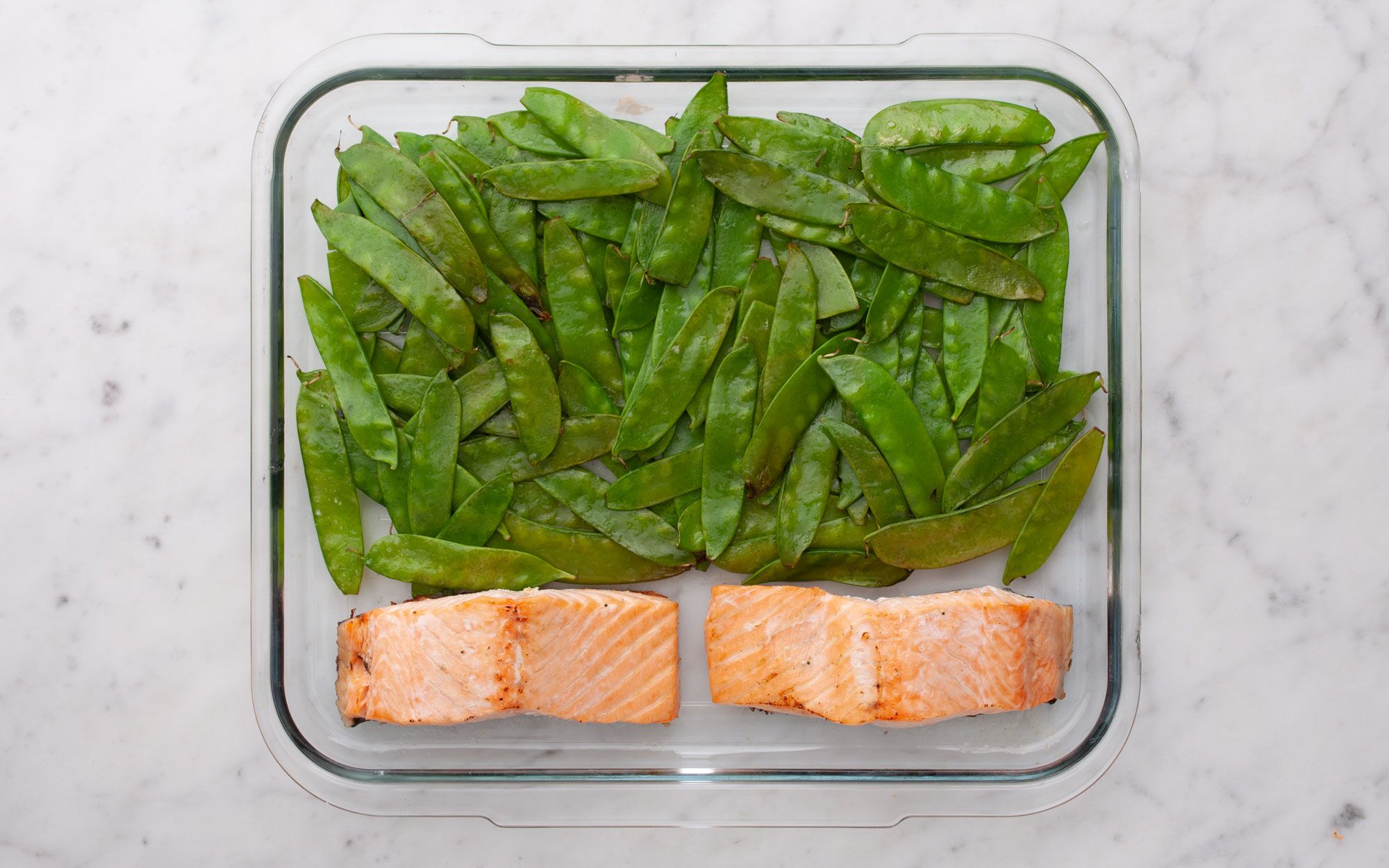Salmon (Skinless) and Snow Peas - Serves 2 — Brava | Brava Home